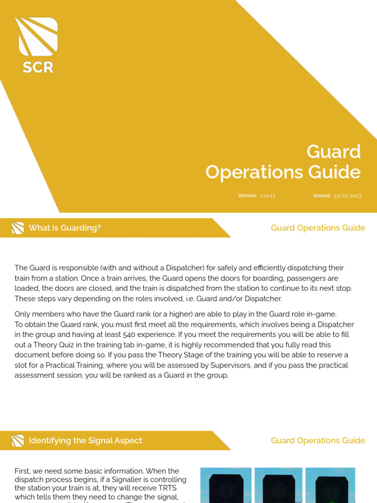 SCR Guarding Guide | PDF