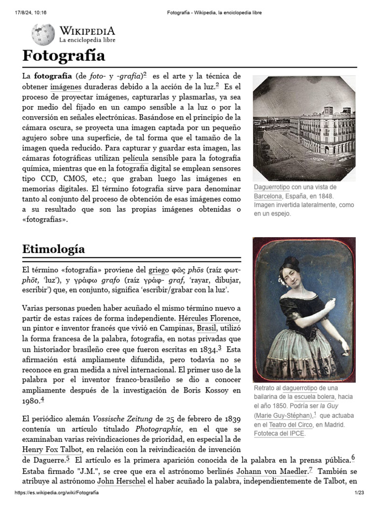 Fotografía Que Es | PDF