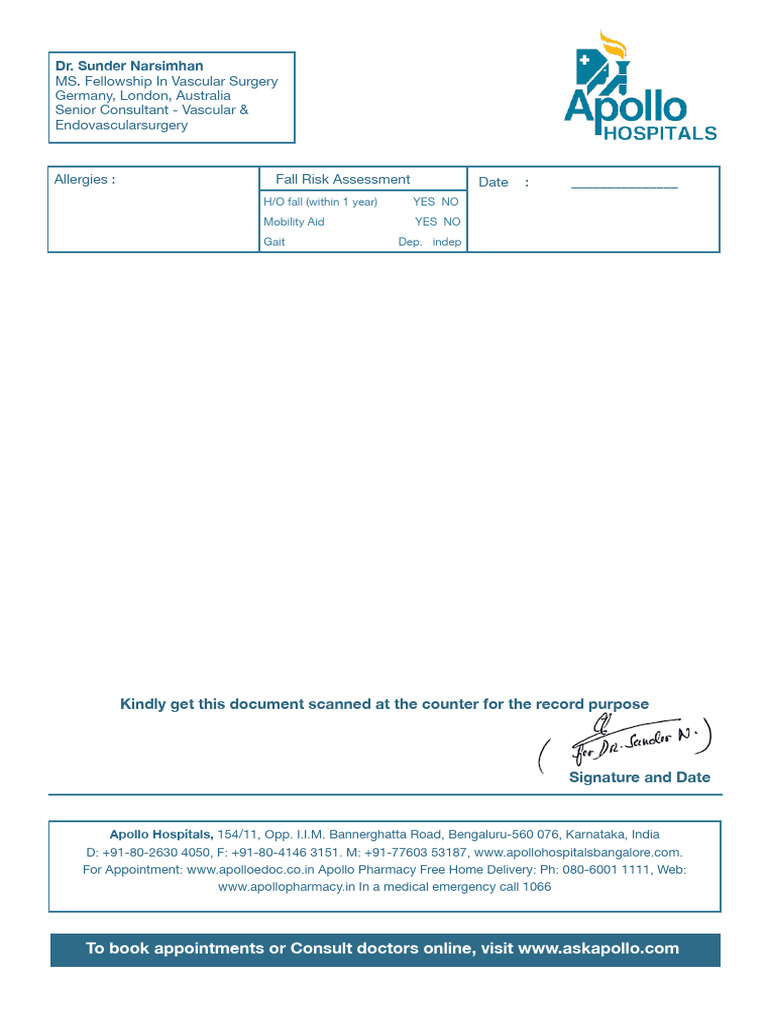 Apollo Prescription | PDF