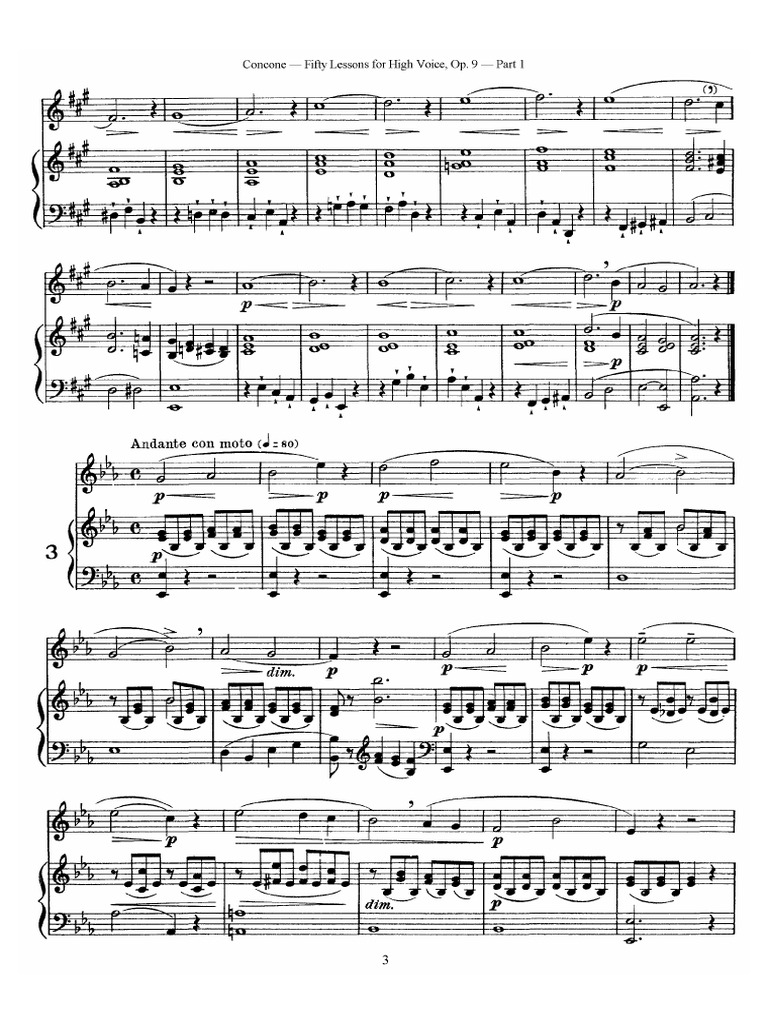 Concone | PDF