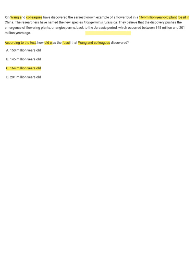 SAT Placement Test - Ms. Nermeen Ibrahim ANSWERS | PDF