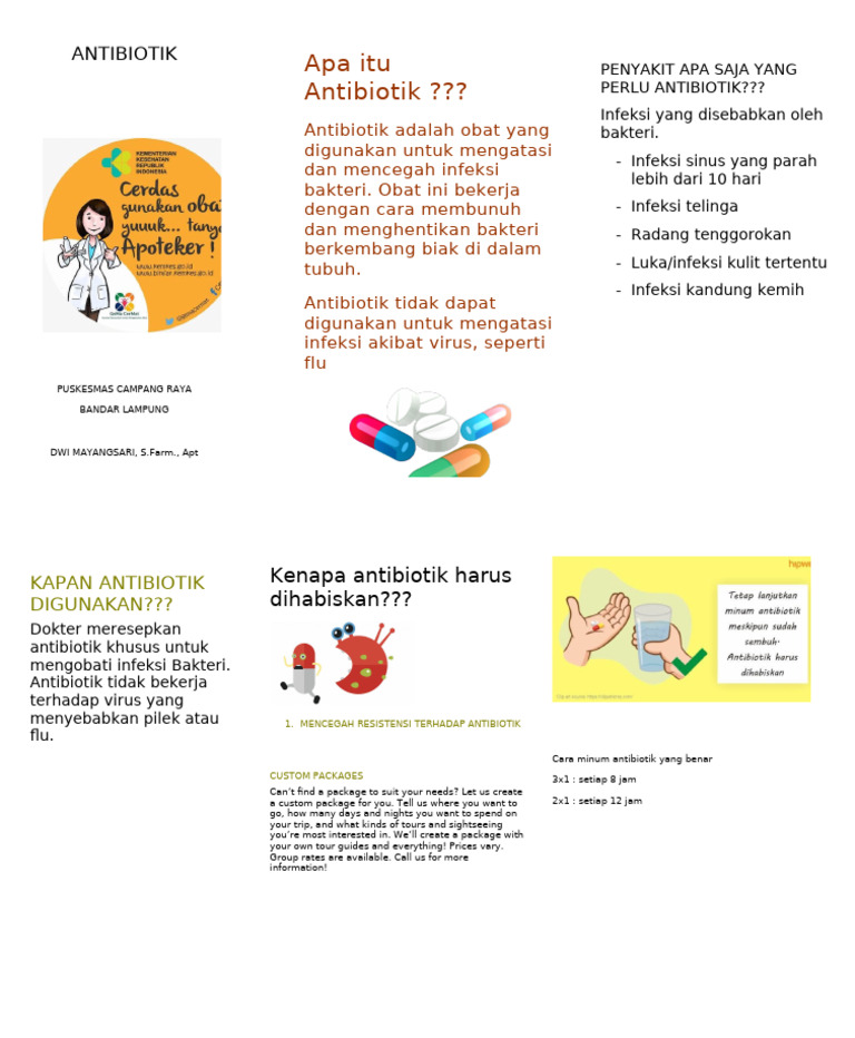 ANTIBIOTIK Leaflet | PDF