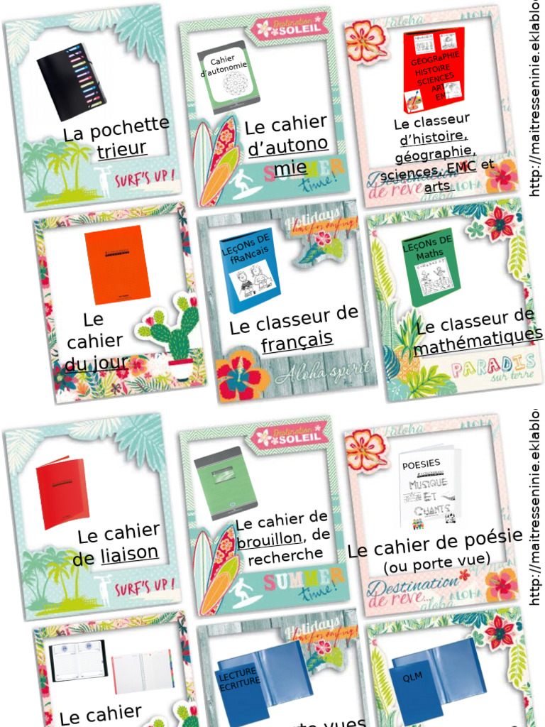 Dans Mon Cartable PWP | PDF