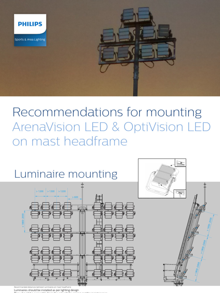 ArenaVision LED - OptiVision LED - Headframe Arrangements | PDF