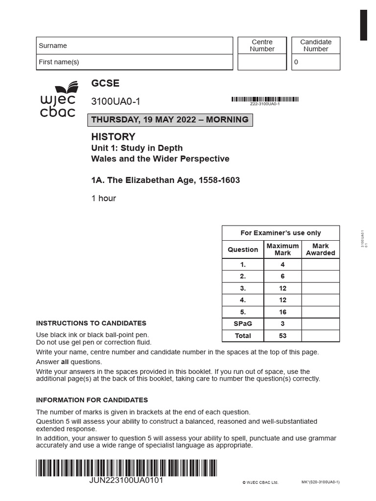 June 2022 QP - 1A | PDF