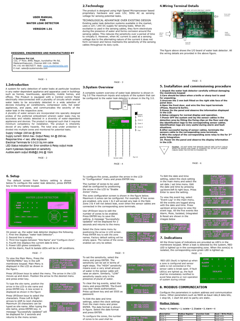 WLD Panel Manual | PDF