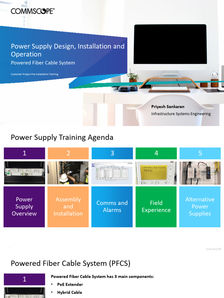 PFCS - Power Fiber Cable System Pre-Install Workshop | PDF