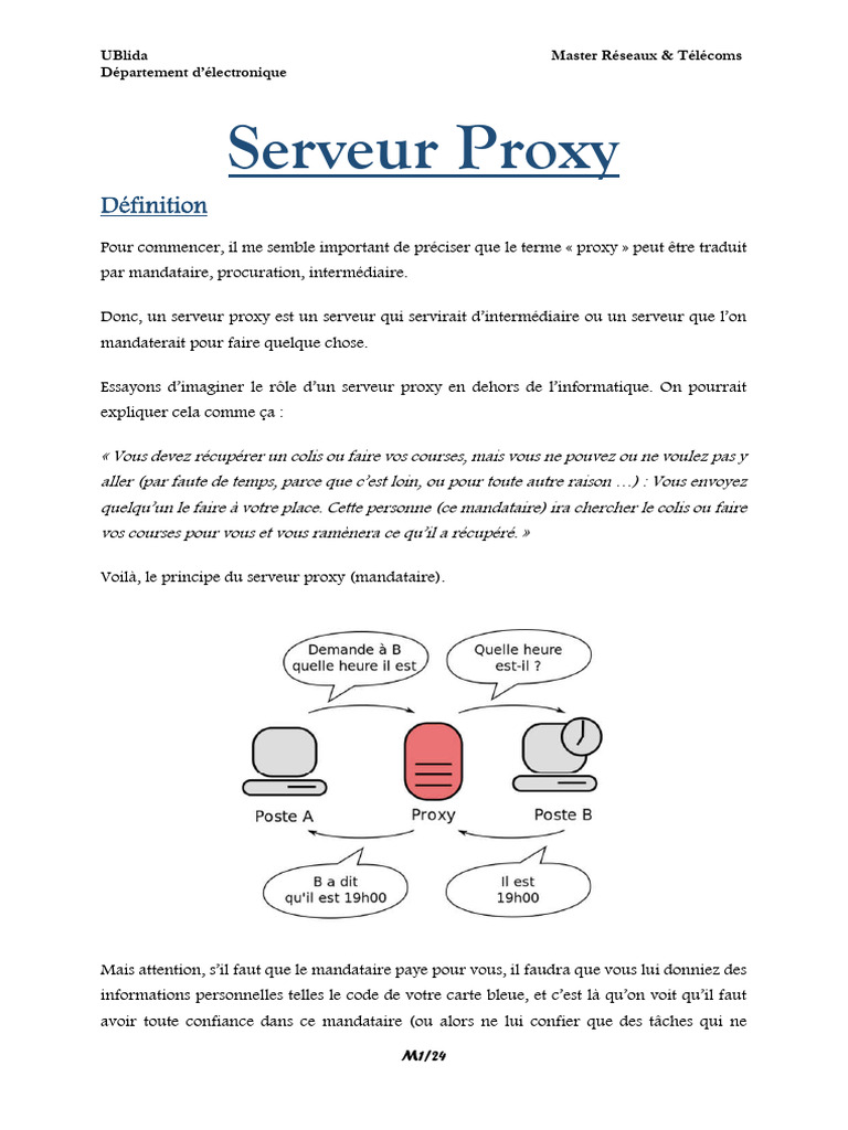 Proxy | PDF