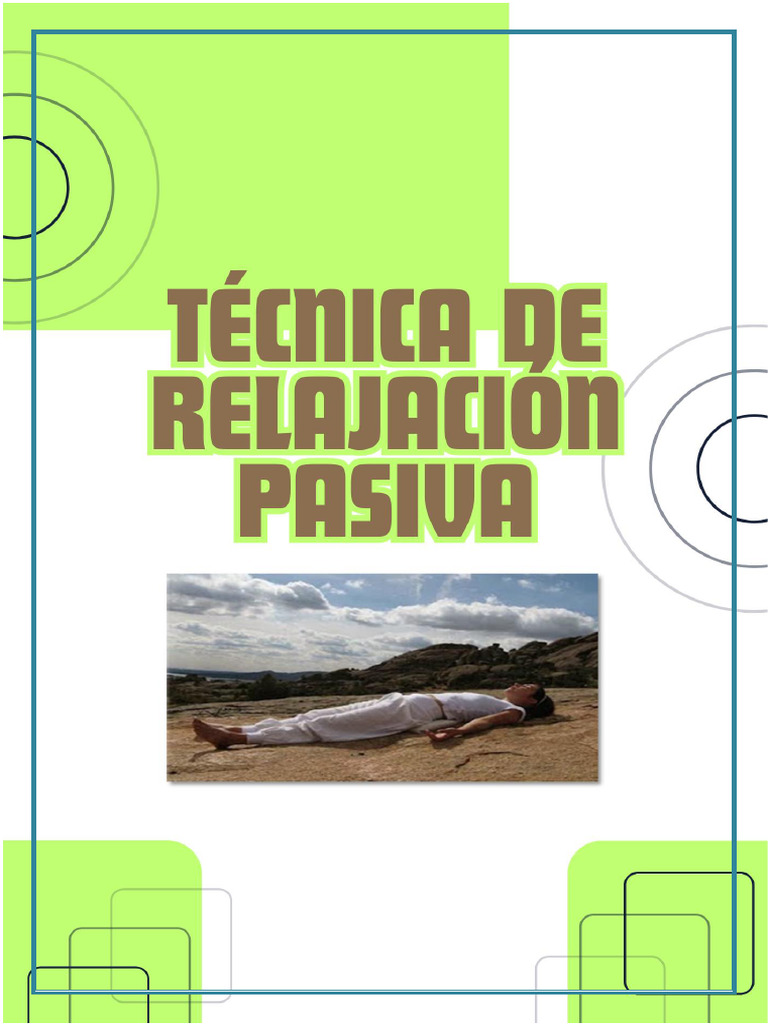 Relajación Pasiva de SCHWARTZ Y HAYNES | PDF