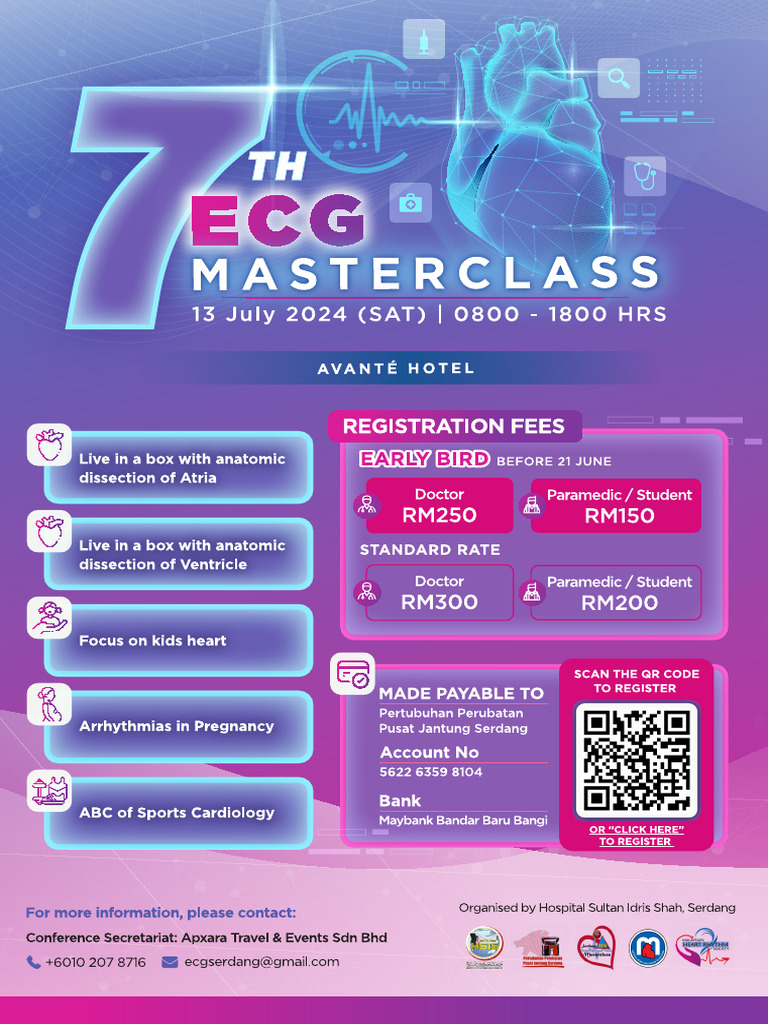 7th ECG Masterclass A4 Flyer - 2 | PDF