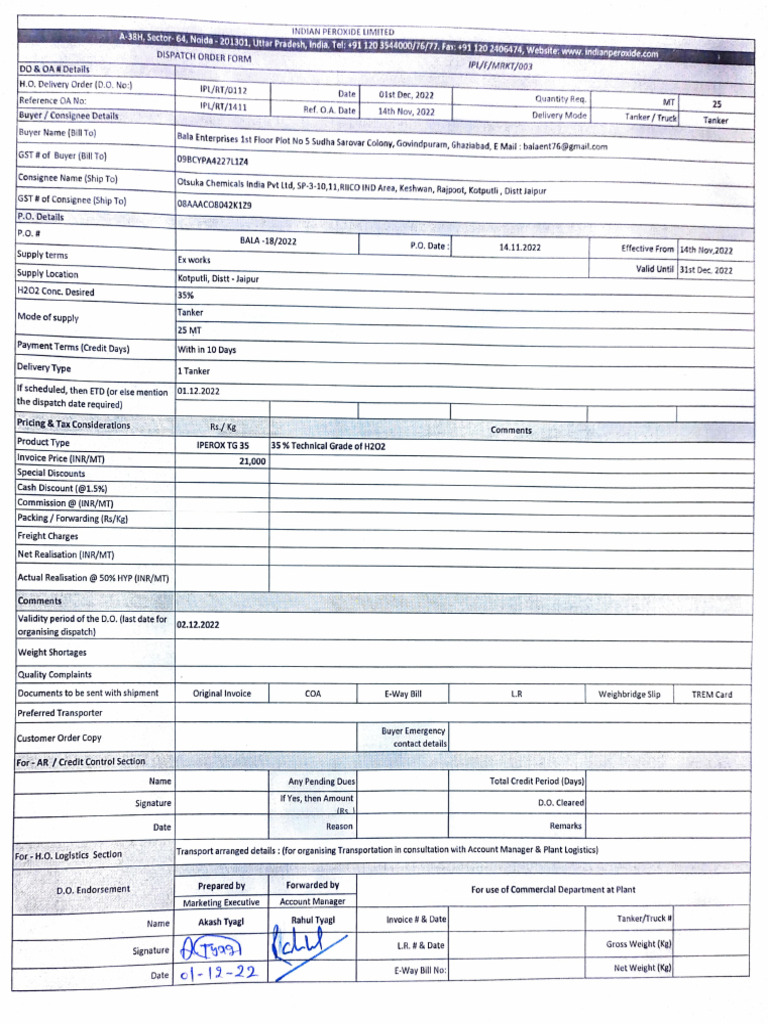 Price Approval Internal Document | PDF | Transport