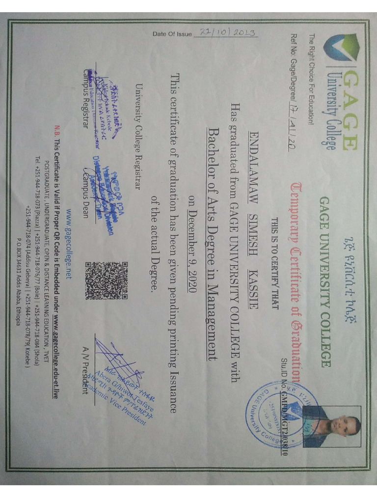 BA Degree of Managment | PDF