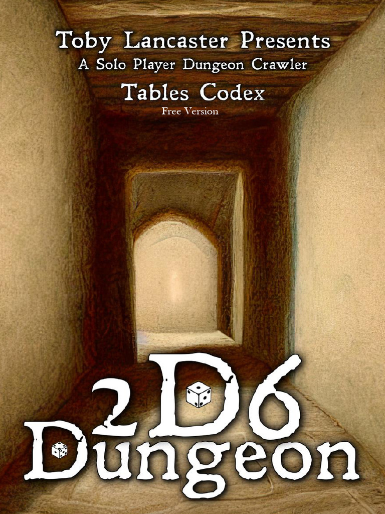 2D6 Dungeon Tables Codex Free Version | PDF