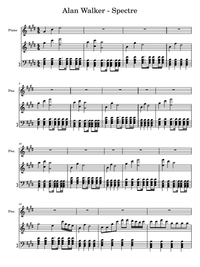 Alan Walker Spectre | PDF