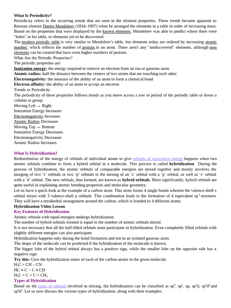 100L Chem 101 Notes-1 | PDF