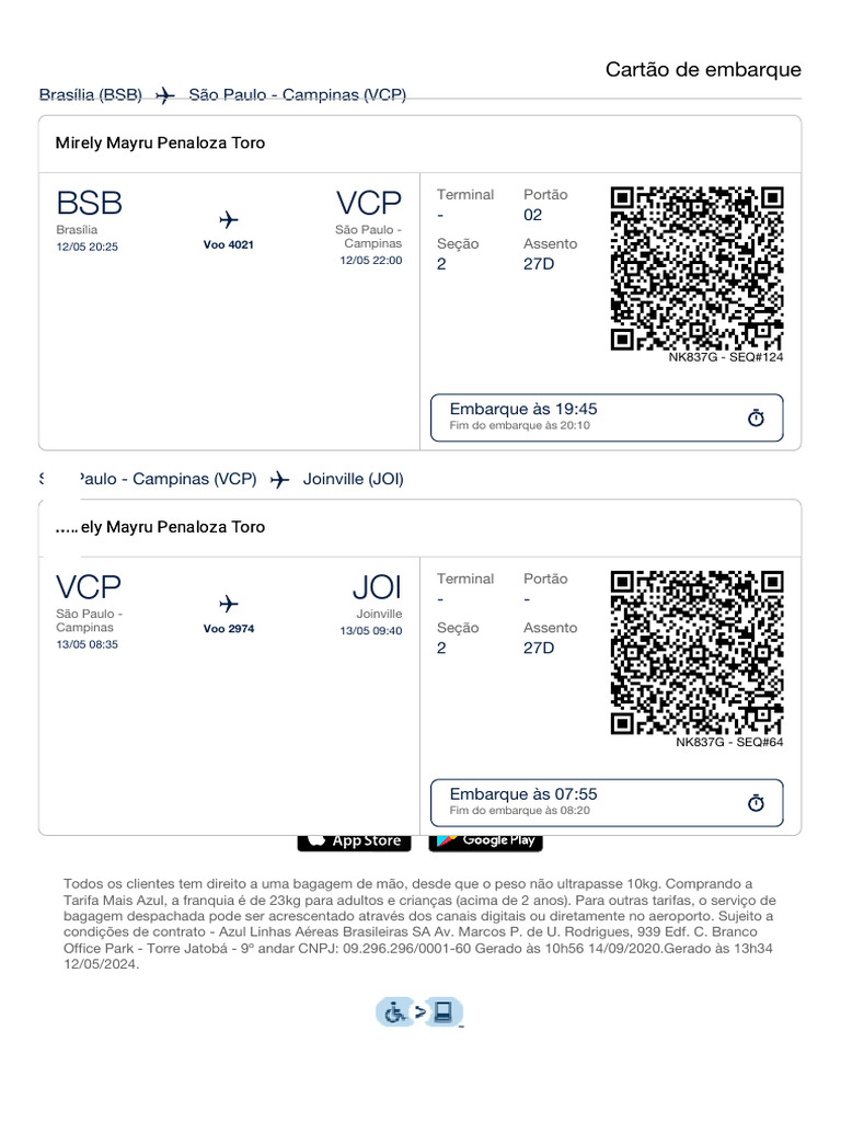 Cartão de Embarque 02 | PDF