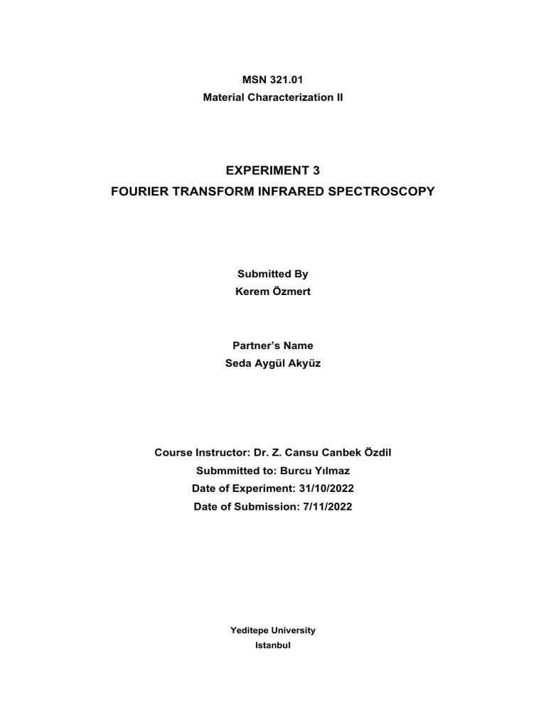 FTIR | PDF