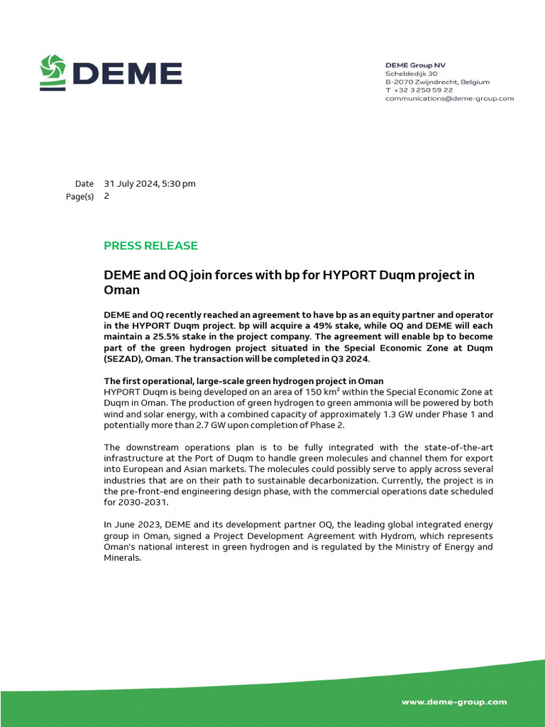 P2024 HYPORT ENERGY DUQM 20240731 ENG_0 | PDF