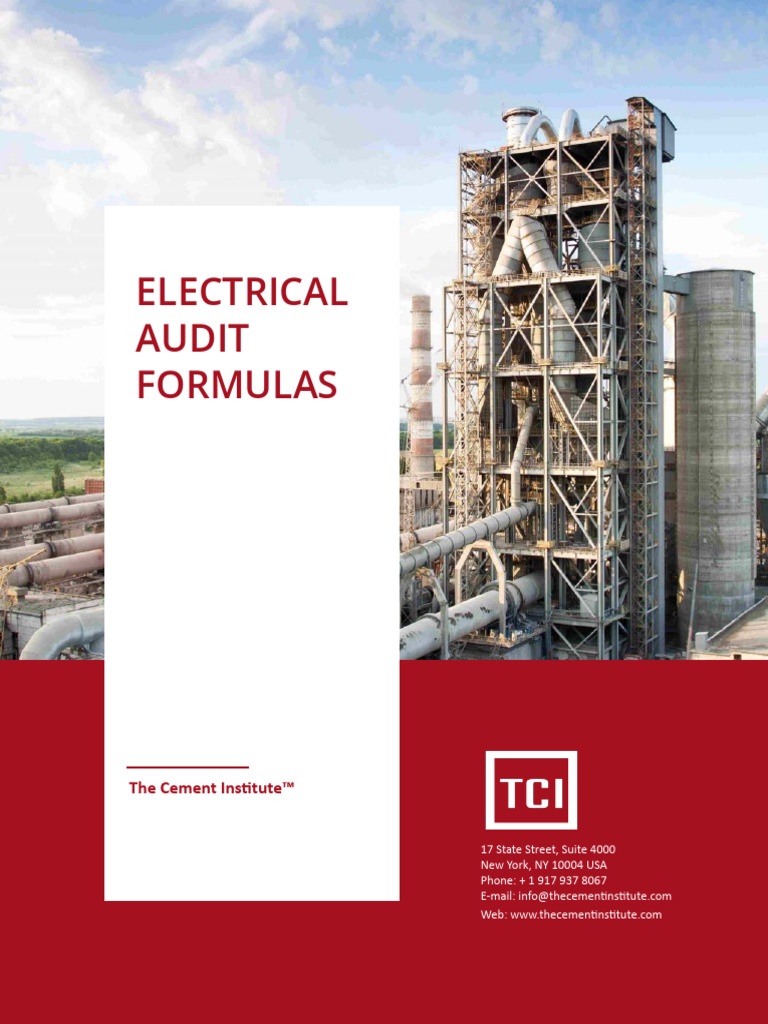 Electrical Audit Formulas | PDF