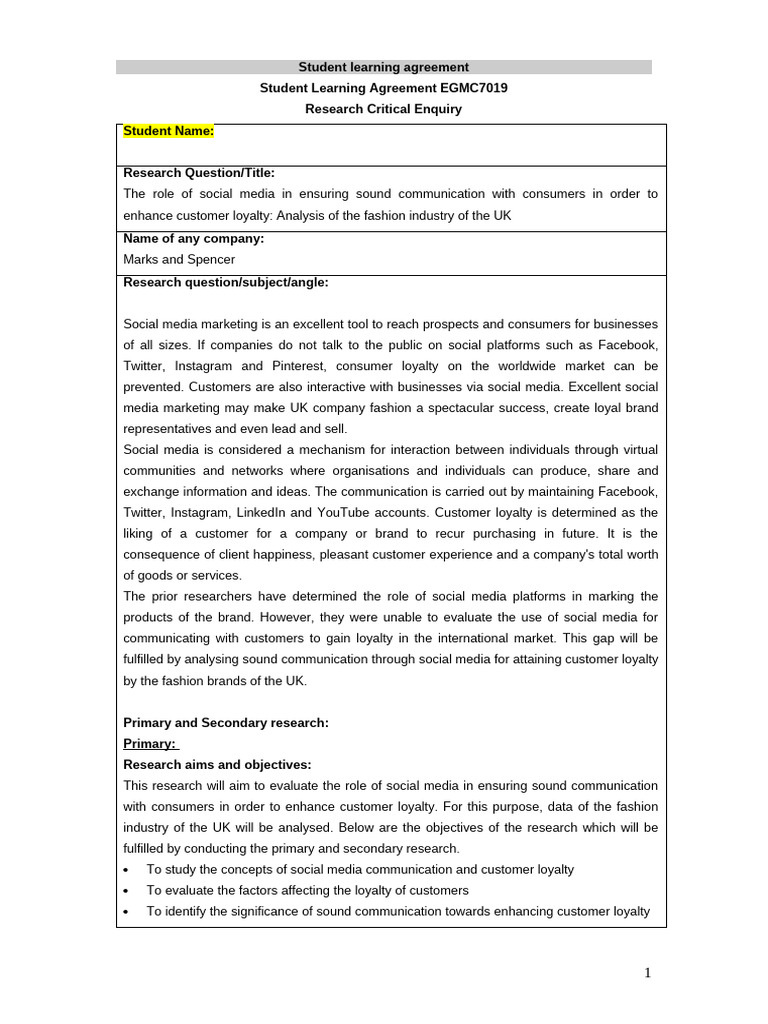5901 SLA Form | PDF