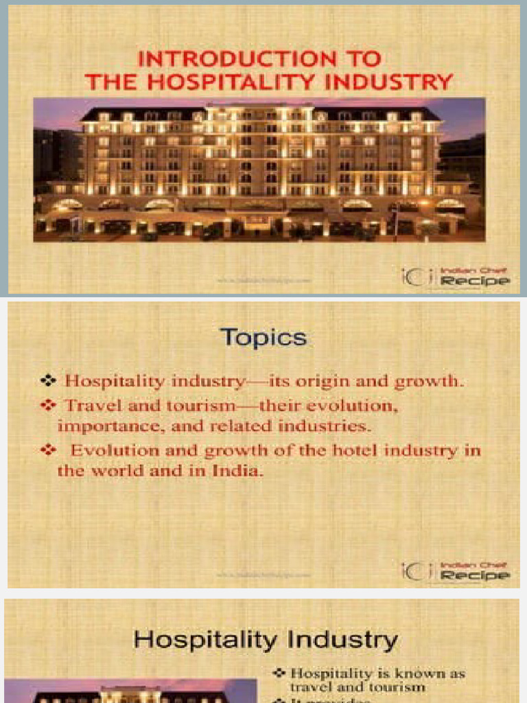 Development of The Lodging Business Week 1 2 | PDF