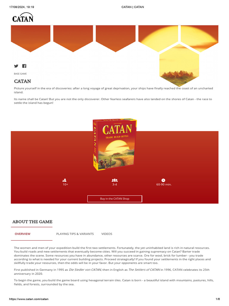 Catan - Catan | PDF