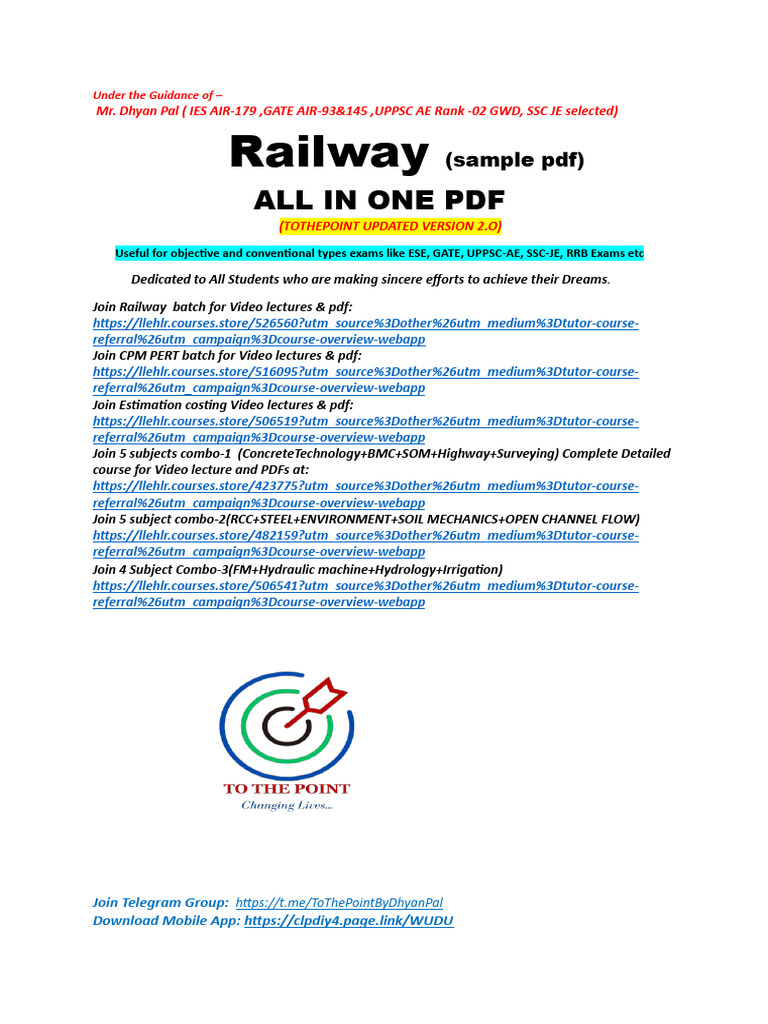 Sample Pdf Railway Pdf