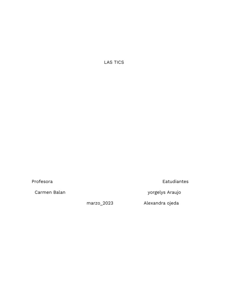 Tics | PDF