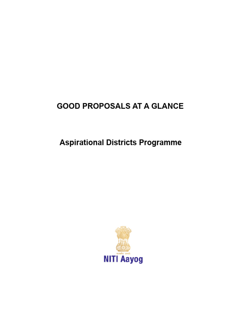 Good proposals at a Glance v2 ADP | PDF
