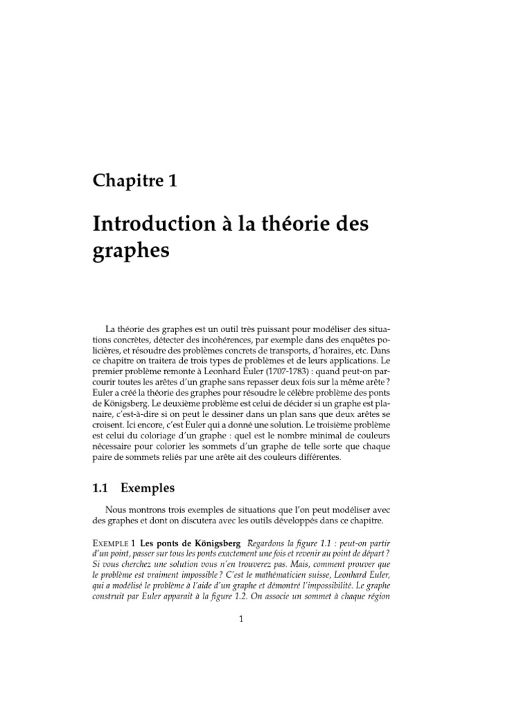 Chapitre Graphes | PDF