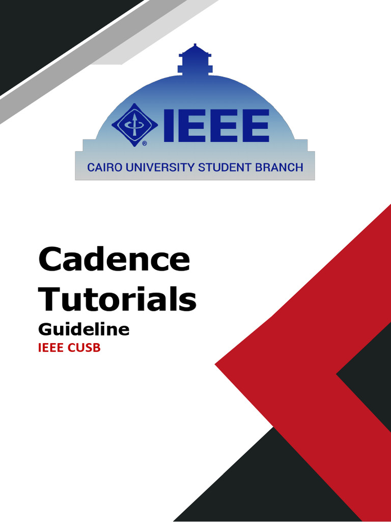 Cadence Tutorials' Guideline -1 | PDF