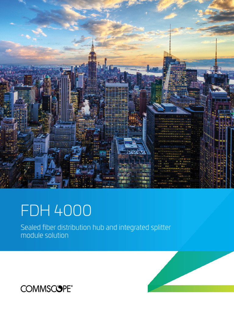 FDH 4000 Sealed Fiber Distribution Hub | PDF | Fiber To The X | Optical ...