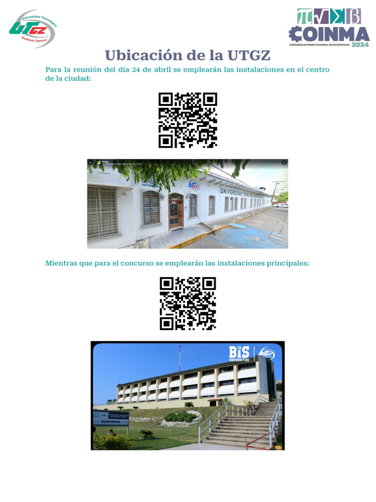 Información UTGZ-COINMA | PDF | México