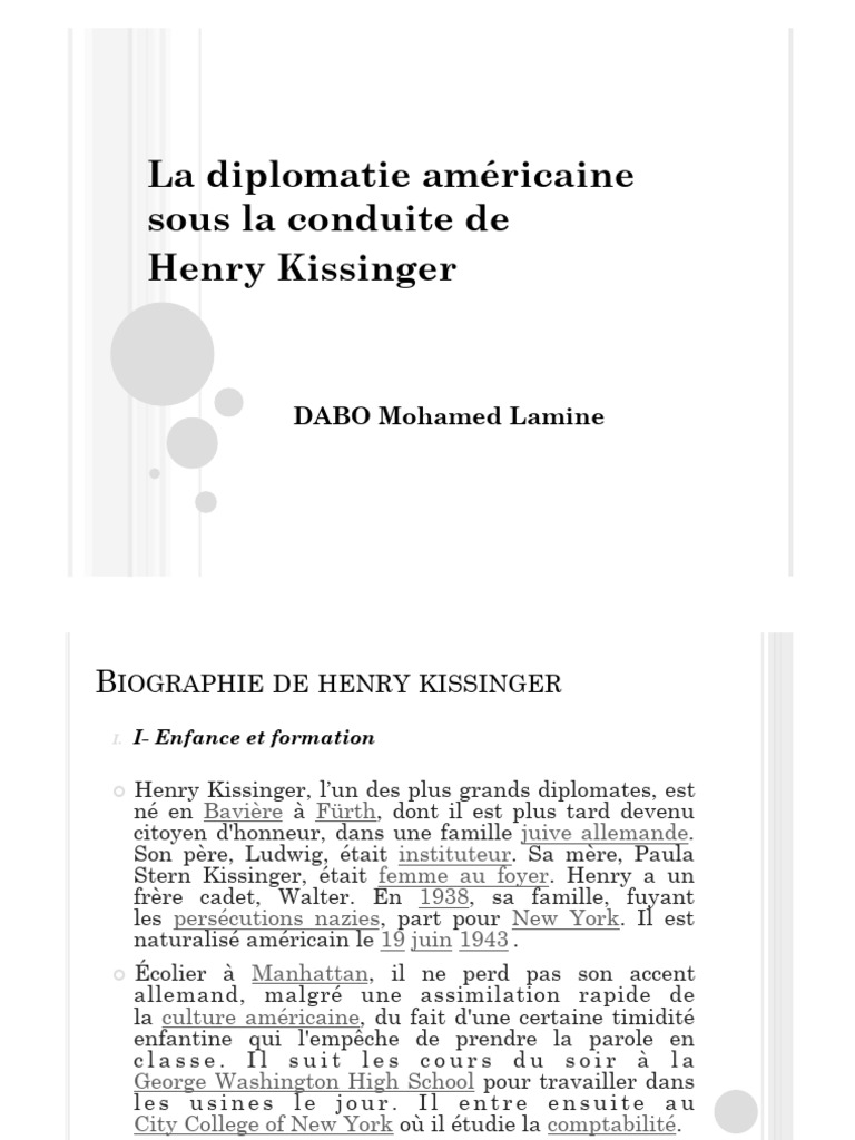 Kissinger | PDF