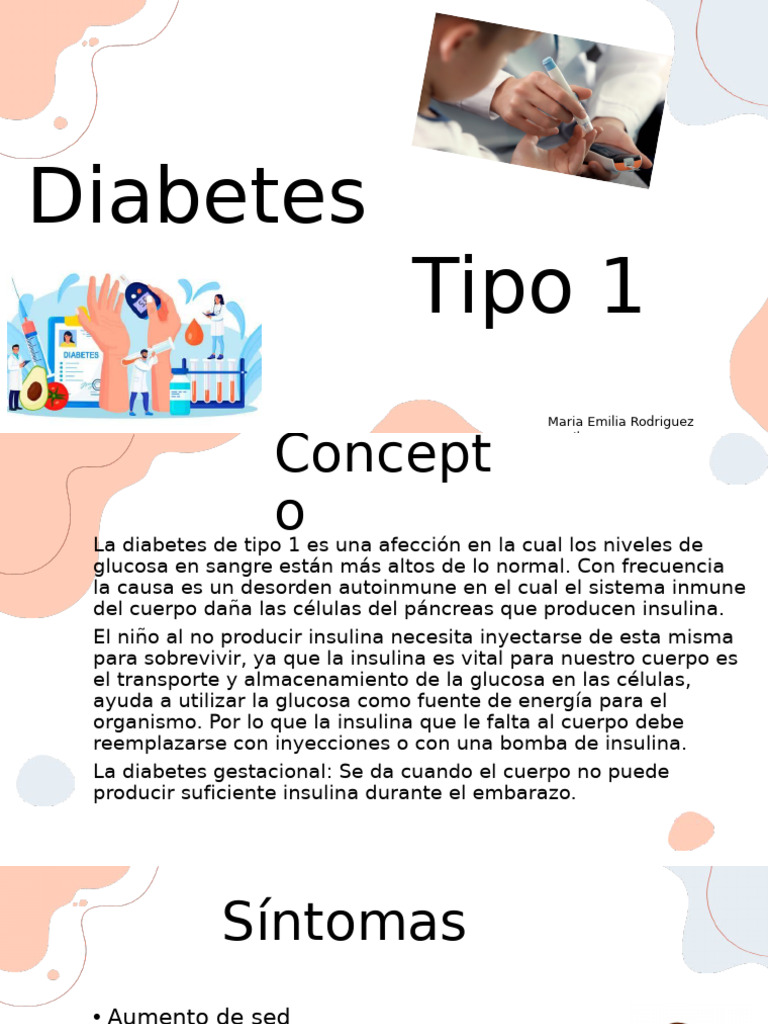Diabetes Tipo 1 Pdf
