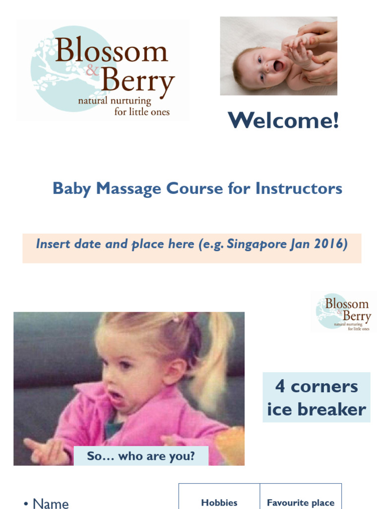Day 1 Baby Massage Blossom - Berry | PDF