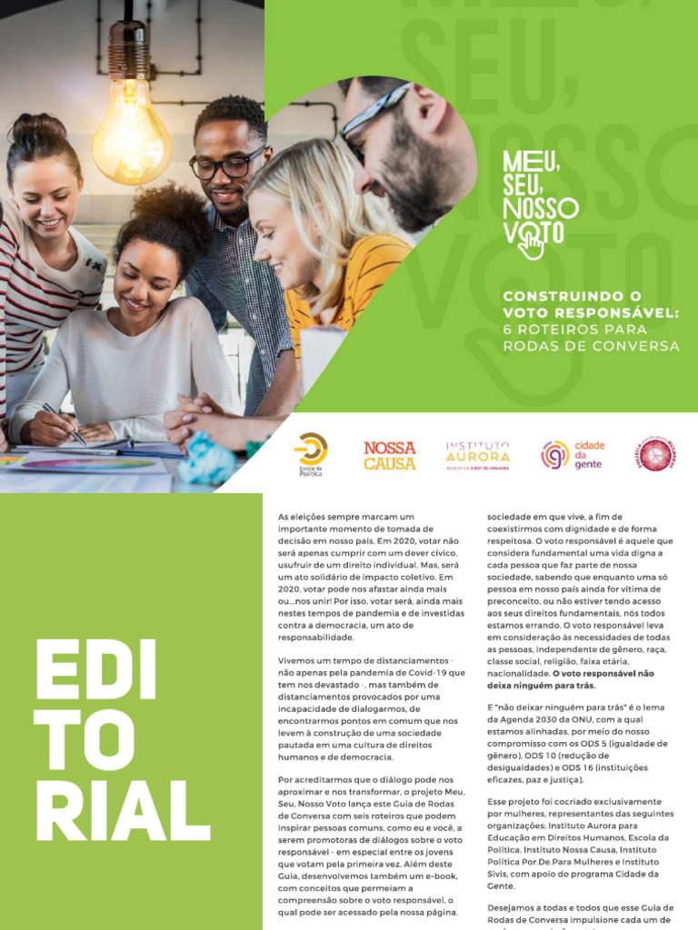 MSNV Guia de Diálogos 6 Roteiros Para Rodas de Conversa | PDF