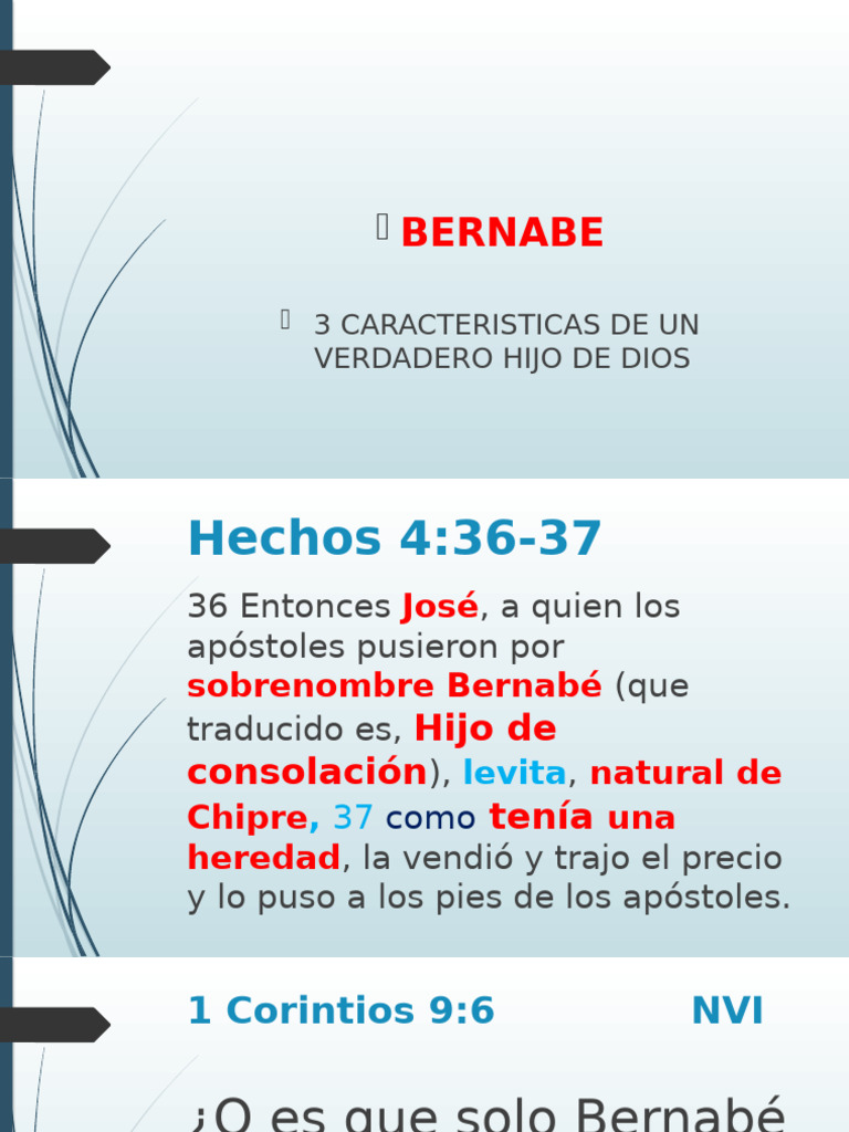 Bernabe y Pablo | PDF