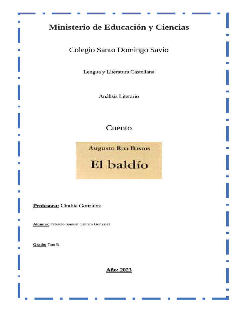 Proyecto El Baldio | PDF