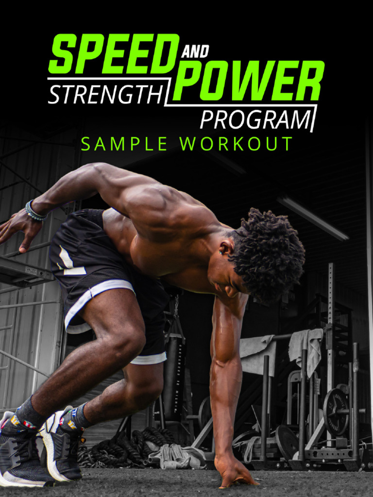 Strength Workout For Speed Sample | PDF