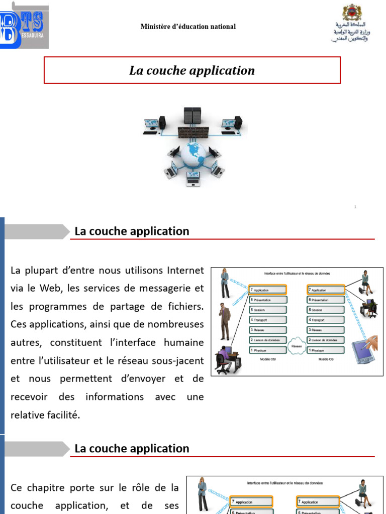 Cours sur la Couche Application OSI | PDF | Computer Networking ...