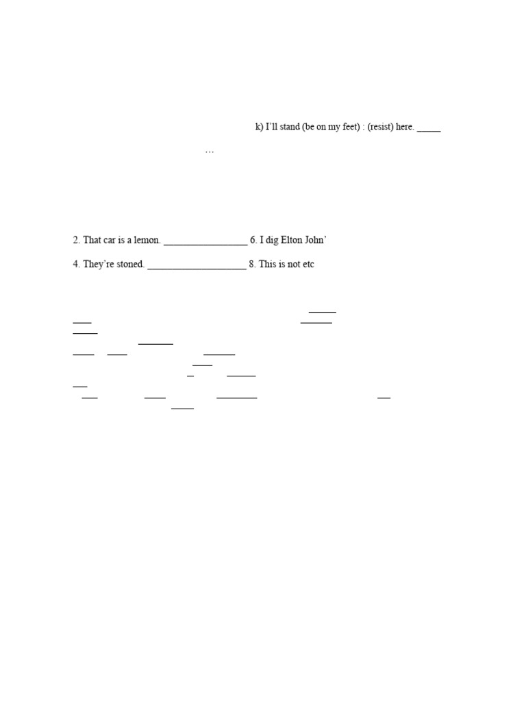 Semantic Relationships Exercises | PDF | Lexical Semantics | Semantics