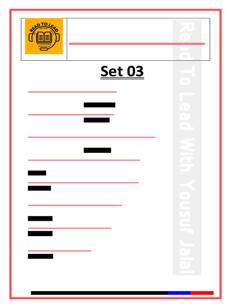 Examveda OWS MCQS Set 3 | PDF