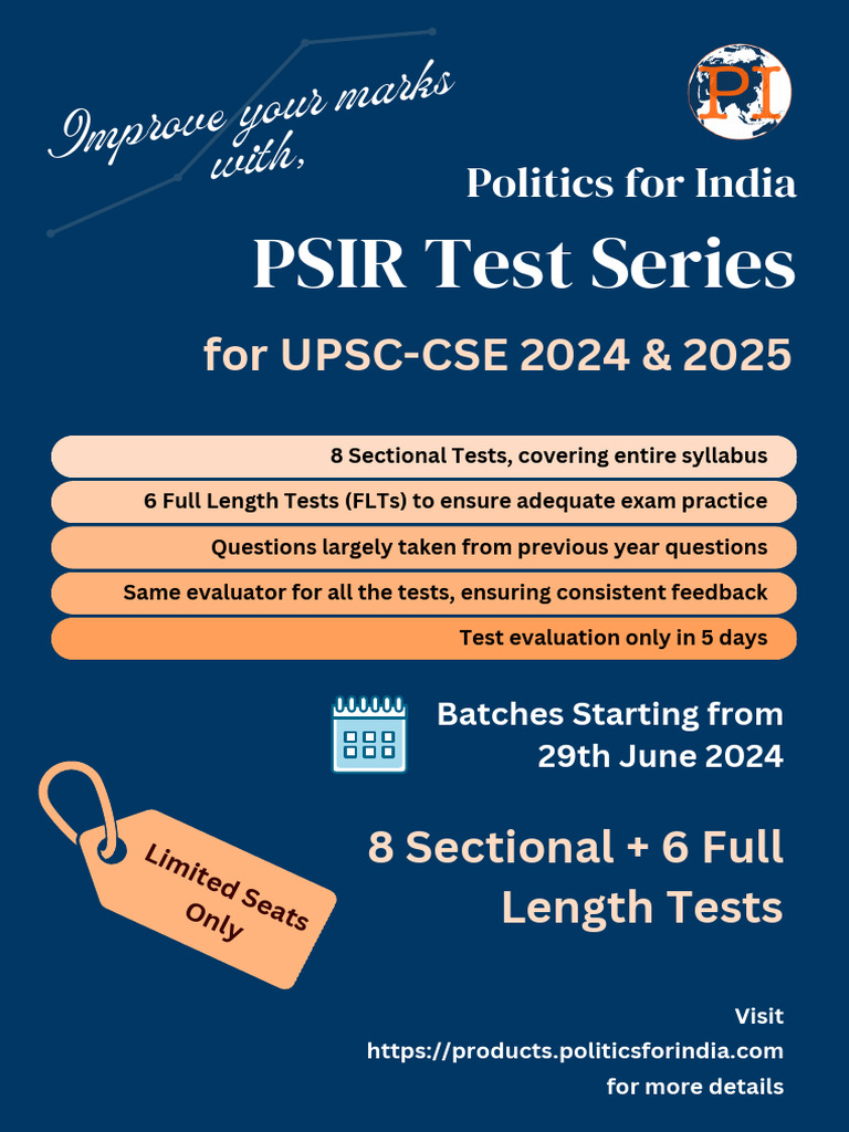 PSIR Test Series | PDF