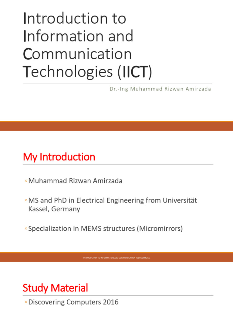 IICT slides | PDF