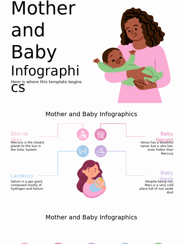 Mother and Baby Infographics by Slidesgo | PDF