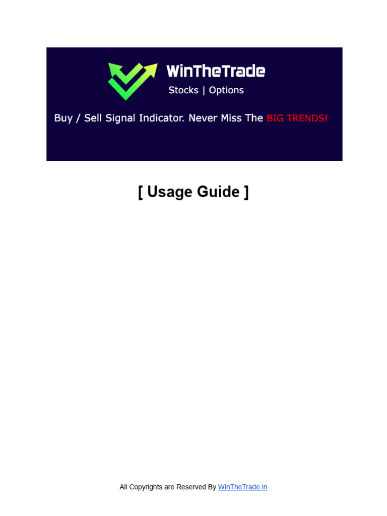 Usage Guide WinTheTrade 2.0 | PDF Usage Guide WinTheTrade 2.0 | PDF