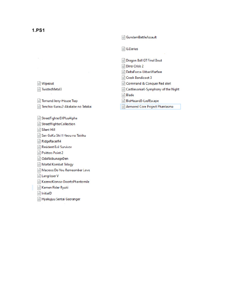 Lista de Juegos Game Stick 4K Lite | PDF