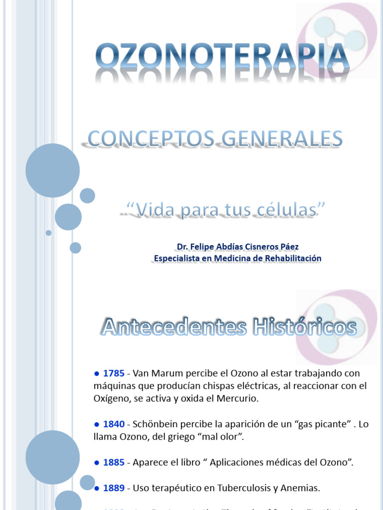02 Presentacion Ozonoterapia I | PDF