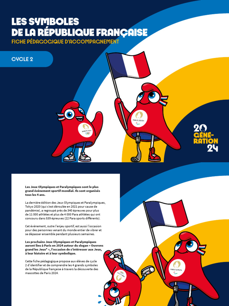 Les Symboles République - Cycle 2 - Impression - 0 | PDF